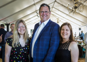 Grace Richmond, daughter, Pete Richmond, and Leslie Richmond, wife ...