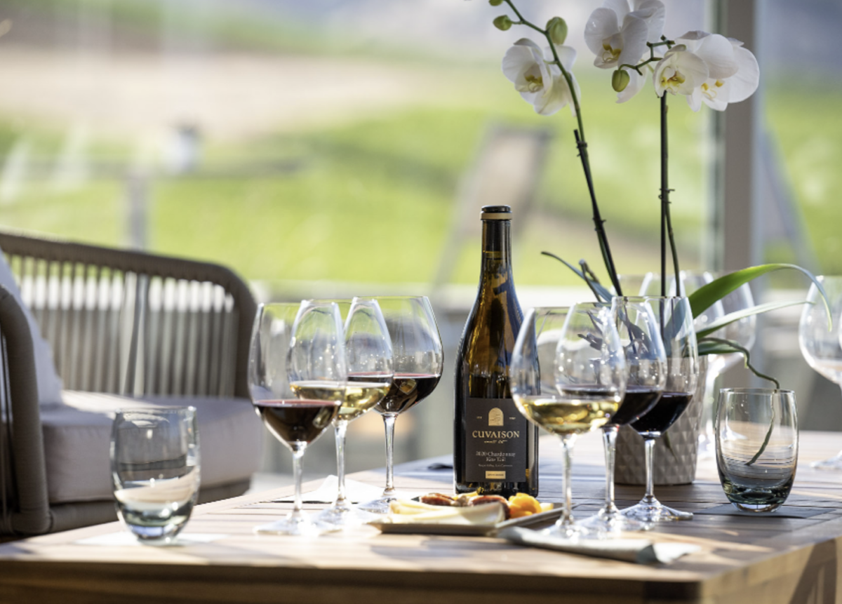 Behind the Cellar Door: The Riedel Glass Tasting at Cuvaison - Napa ...